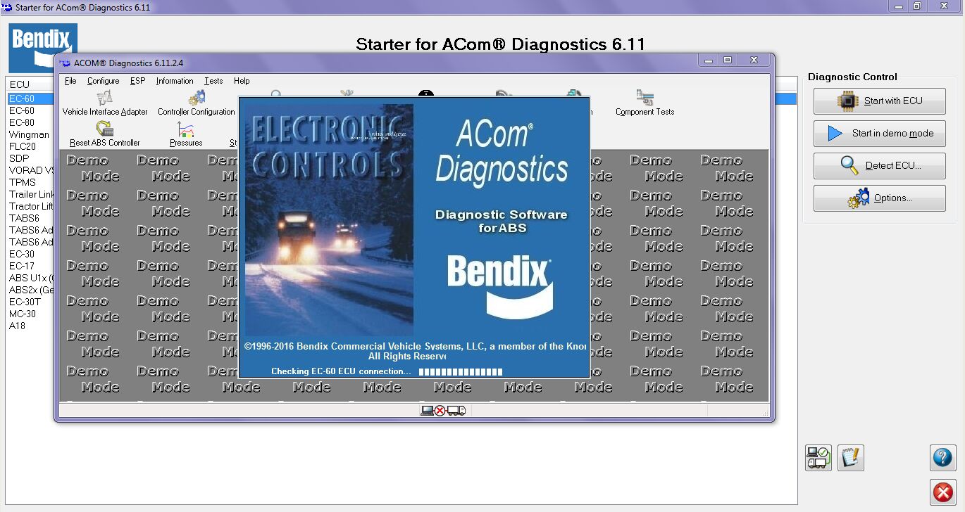 Bendix ACom Diagnostic Software V 6.16.5.2